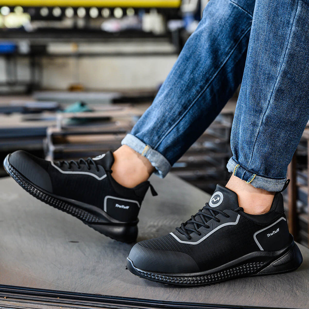 TruTuff OPUS Lightweight Work & Safety Shoes, Steel Toe, Anti Puncture ...
